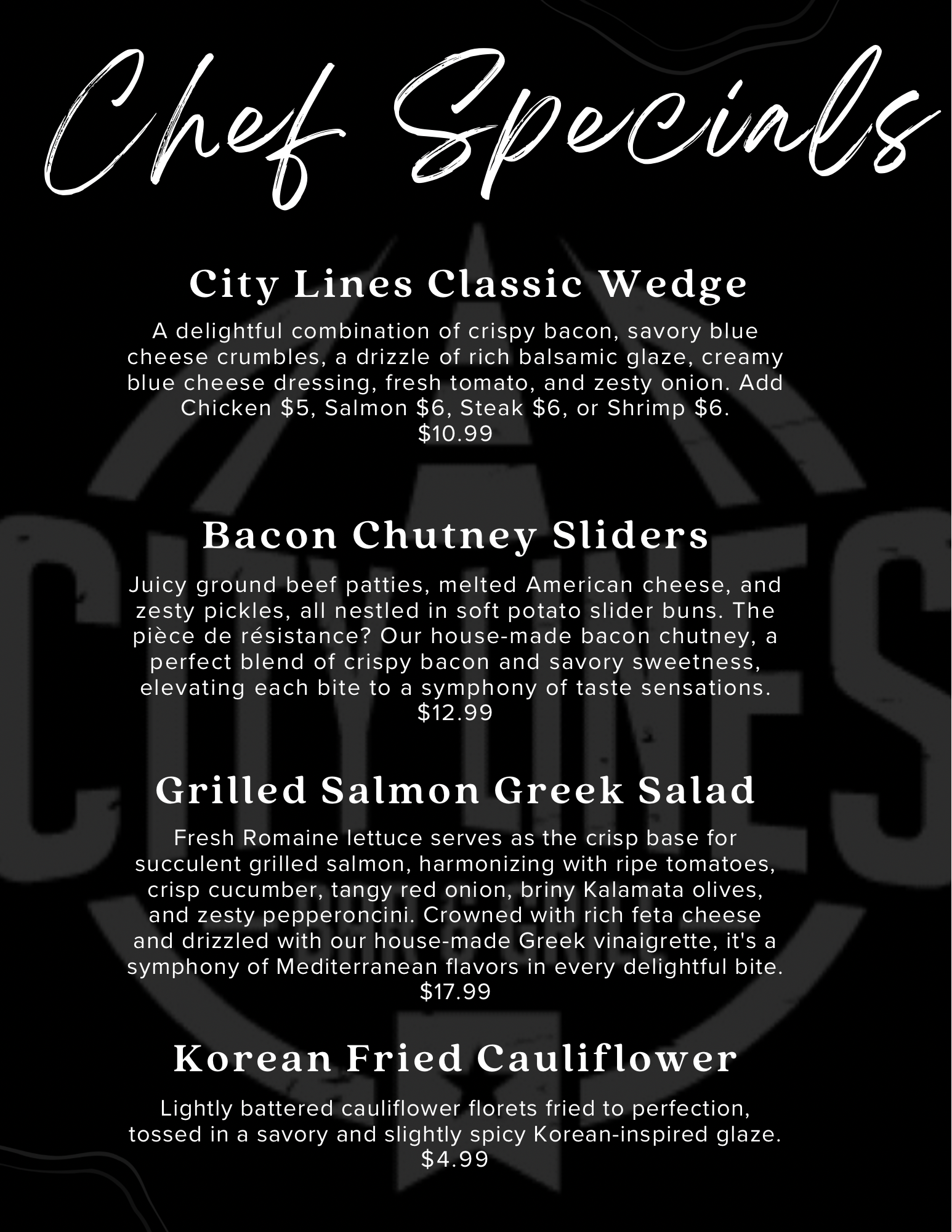 City Lines Bar & Grill – Scratch Kitchen